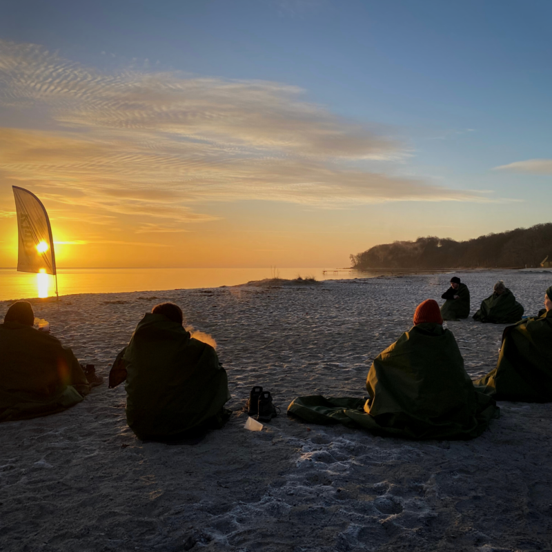 Vinterbadning & primitiv sauna - Amager - KlubUd